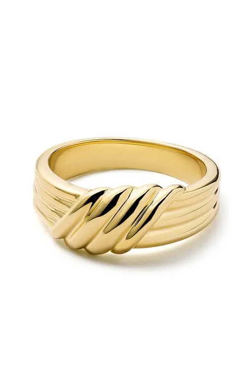 ANA LUISA Lydia Twisted Band Ring