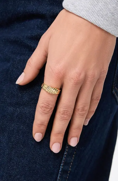 ANA LUISA Lydia Twisted Band Ring