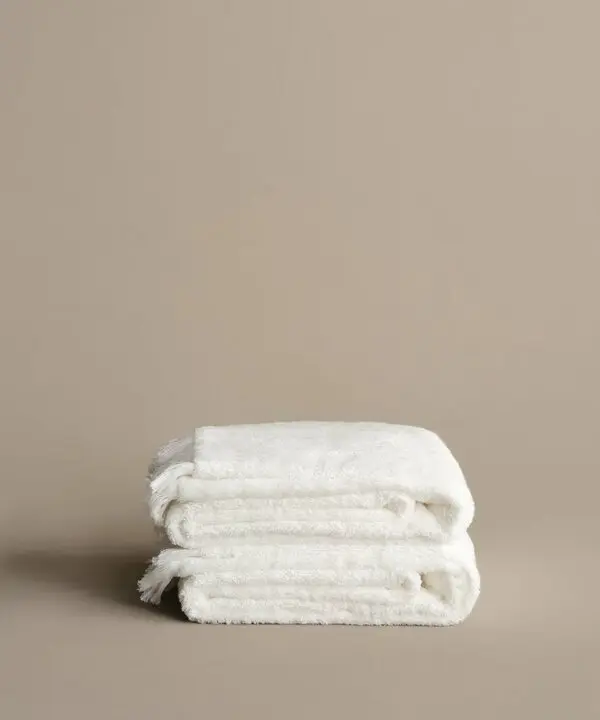 Jenni Kayne Loom Bath Towel - White