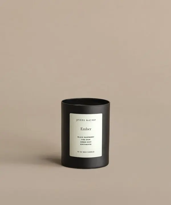 Jenni Kayne Ember Glass Candle - Black