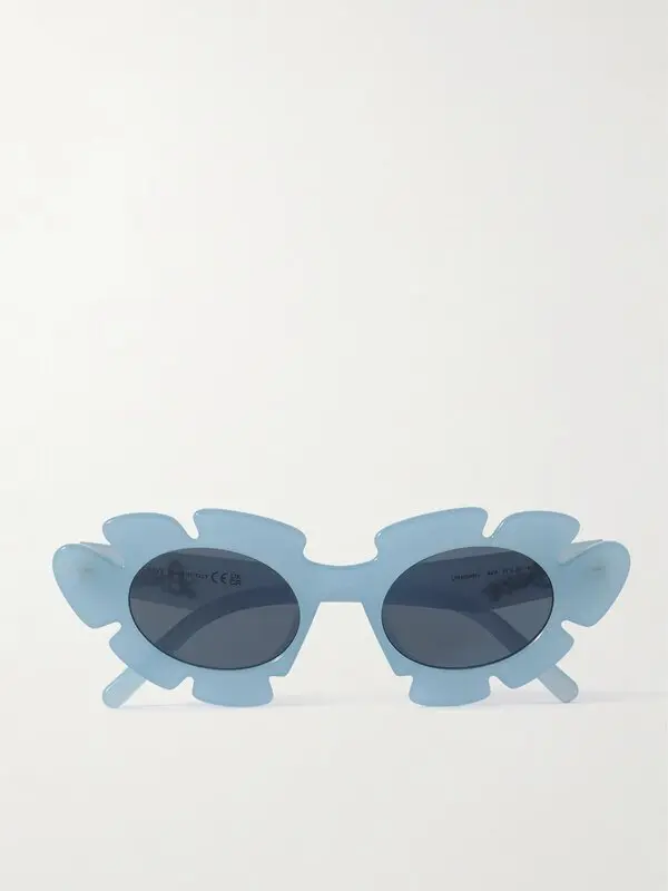 Loewe Paula's Ibiza Cat-eye Acetate Sunglasses - Blue