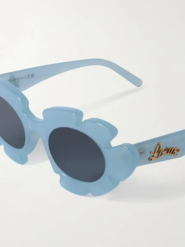 Loewe Inflated Square Sunglasses - Blue | Editorialist display picture 3