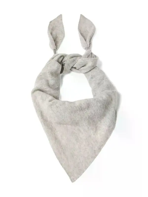 Brunello Cucinelli Monili-chain Scarf - Grey