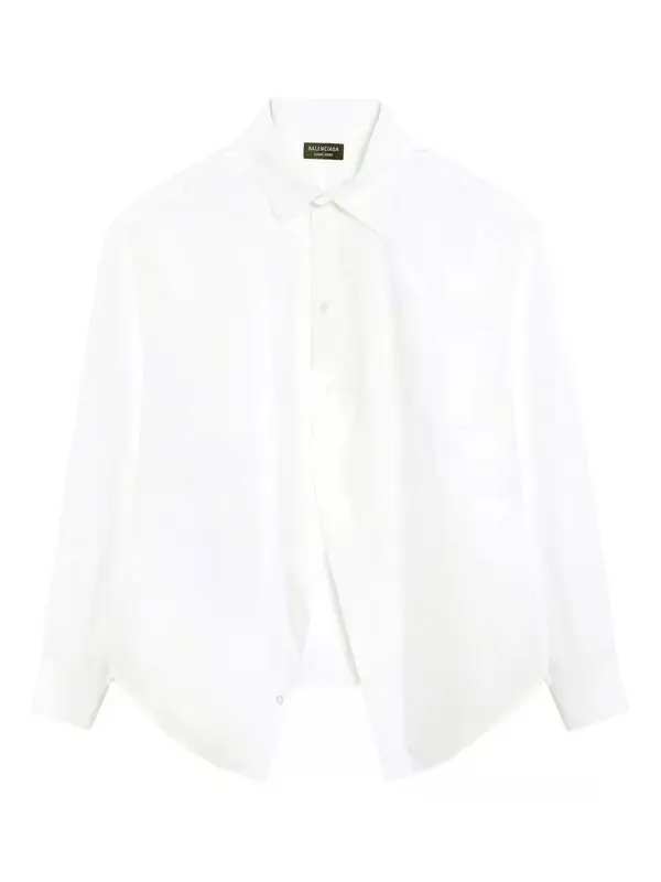 Balenciaga Front-slit Shirt
