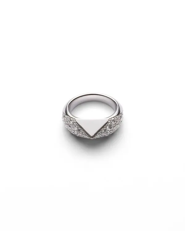 Prada Eternal Gold And Diamond Ring - Gold/silver