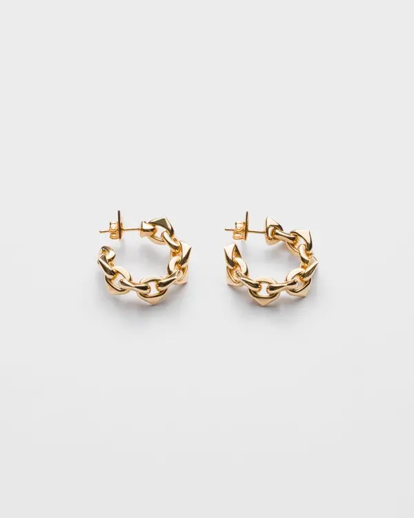 Prada Eternal Earrings - Gold