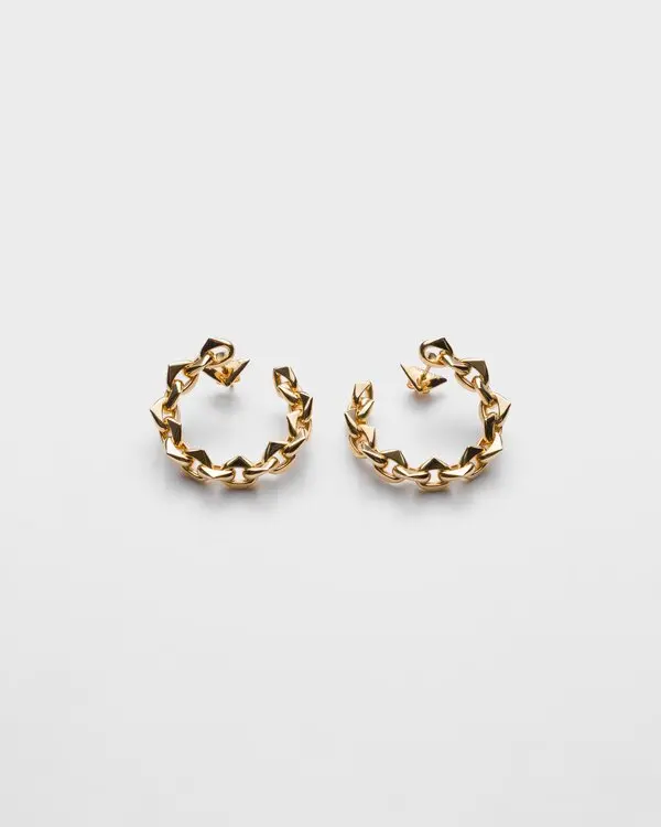 Prada Eternal Earrings - Gold