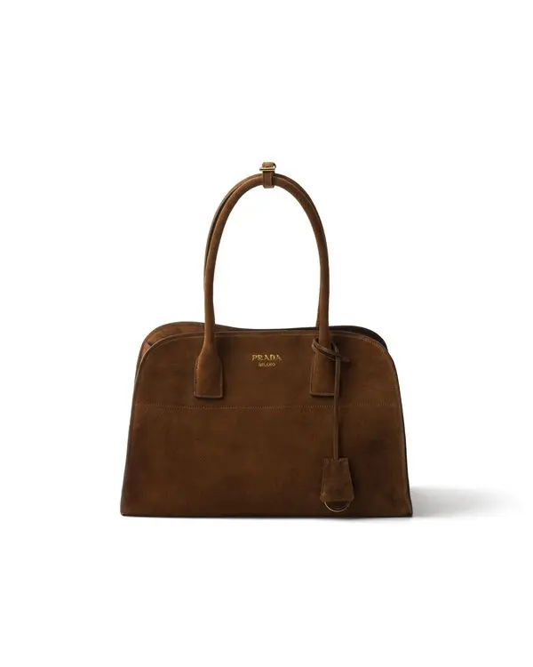 Prada Medium Suede Tote