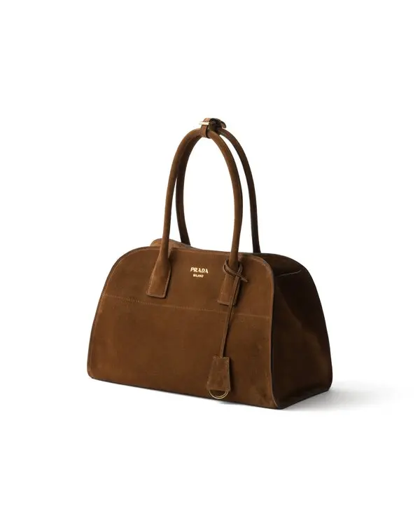 Prada Medium Suede Tote
