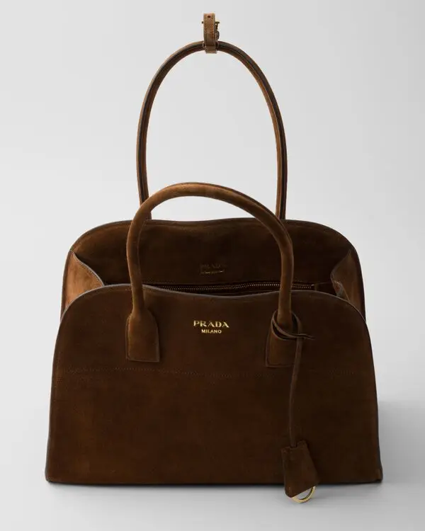 Prada Medium Suede Tote