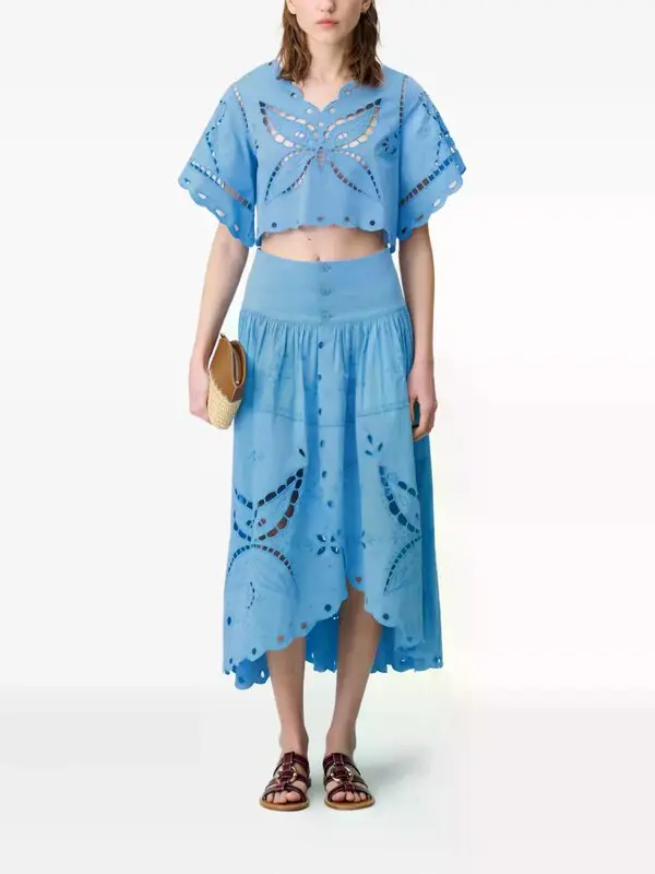 Claudie Pierlot Embroidered Blouse