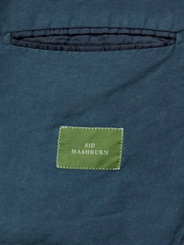 Sid Mashburn Butcher Hemp And Cotton-blend Canvas Blazer