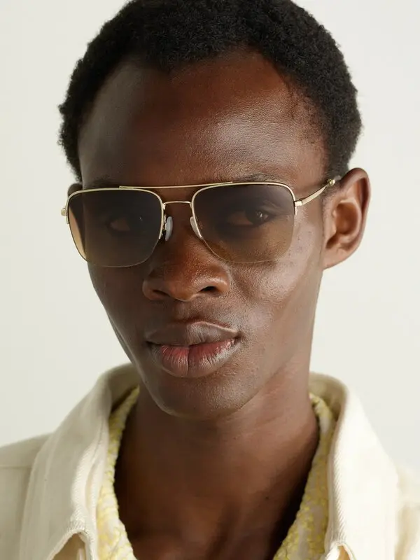 Oliver Spencer R-2 Aviator Sunglasses