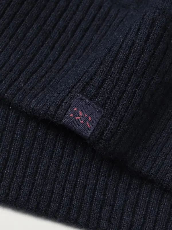 Derek Rose Finley Cashmere Zip-up Hoodie - Blue