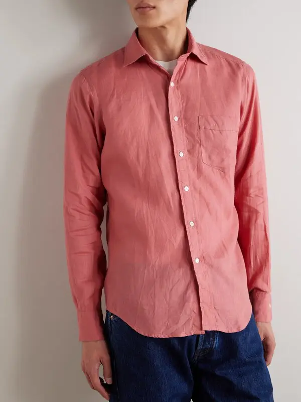 DRAKE'S Linen Shirt