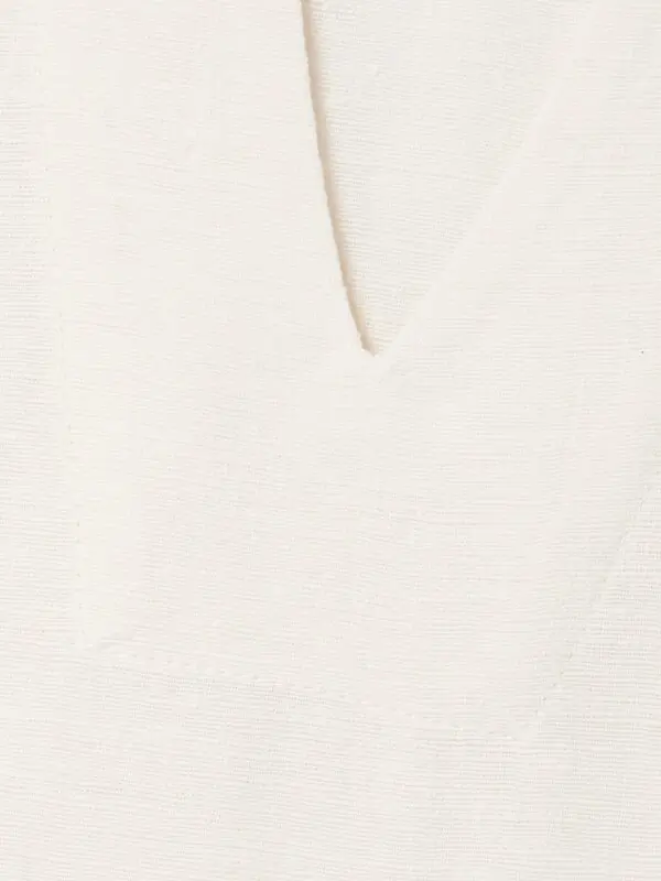 Lisa Marie Fernandez Shantung Maxi Dress - Neutrals