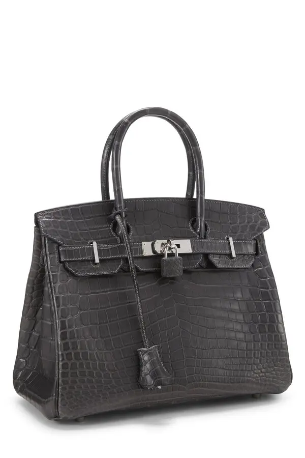 Hermès Niloticus Crocodile Birkin 30