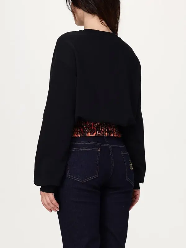 Just Cavalli Embellished Logo Sweatshirt - Black