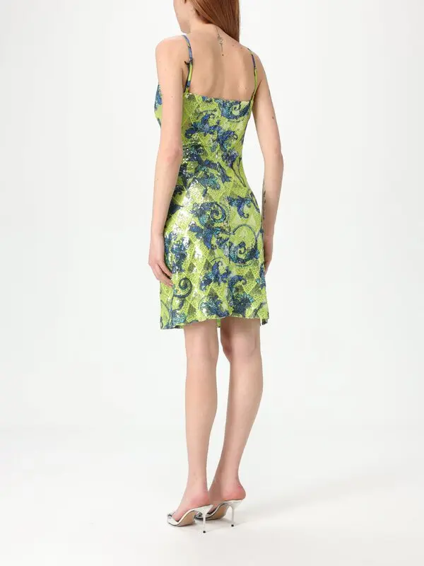 Versace Sequined Embellished Dress