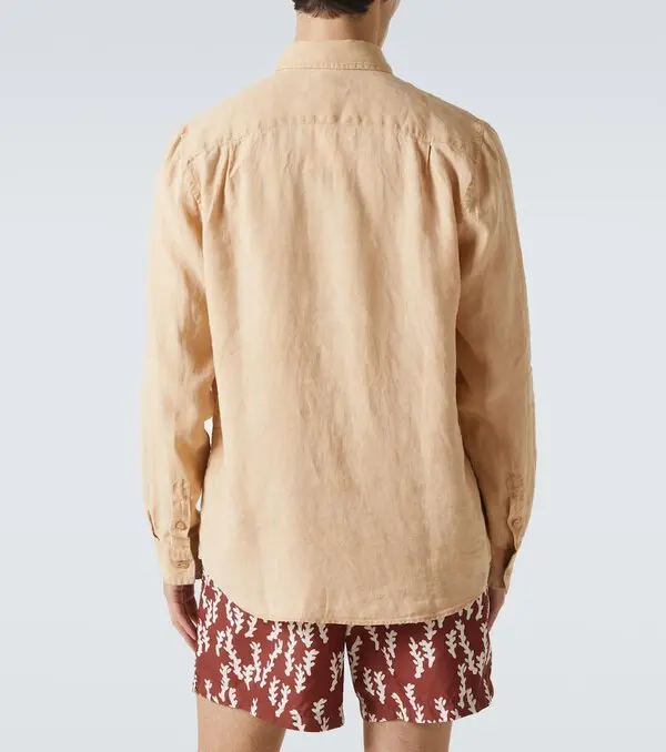 Vilebrequin Linen Shirt - Brown