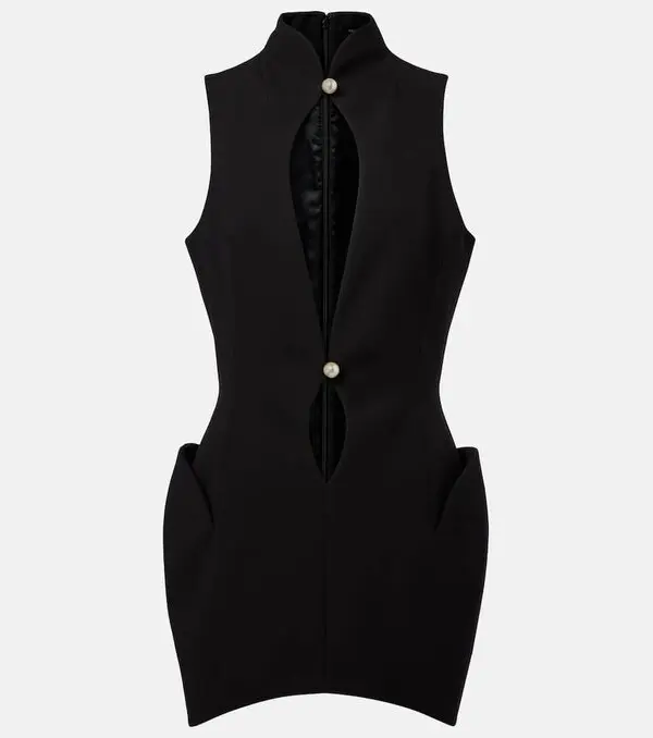MUGLER Cutout Minidress