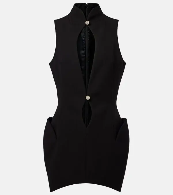 MUGLER Cutout Mini Dress