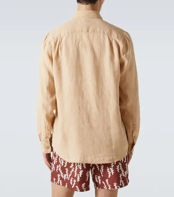Vilebrequin Linen Shirt - Brown