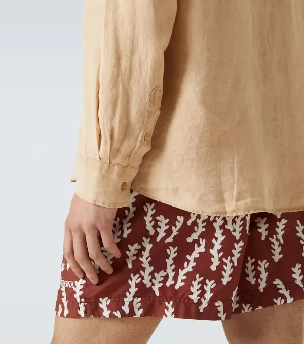 Vilebrequin Linen Shirt - Brown