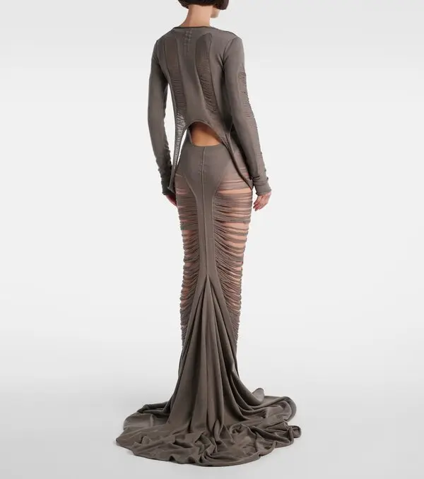 Rick Owens Distressed Virgin Wool Top