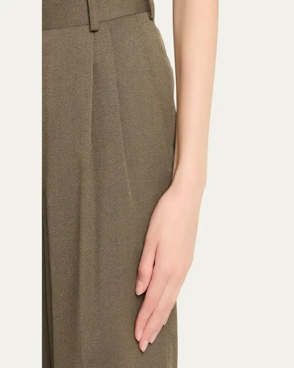 HODAKOVA Upside-down Pleated Bermuda Shorts
