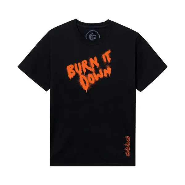 ANTI SOCIAL SOCIAL CLUB Burn It Down 2 Tee - Black