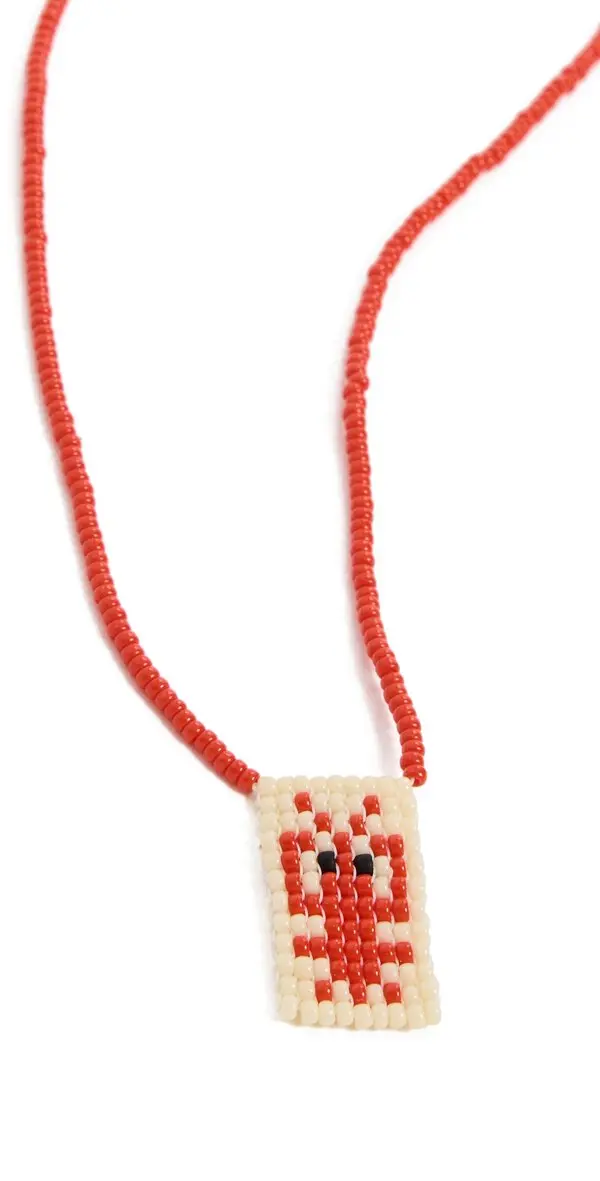 Anni Lu Lobster Motif Necklace - Red
