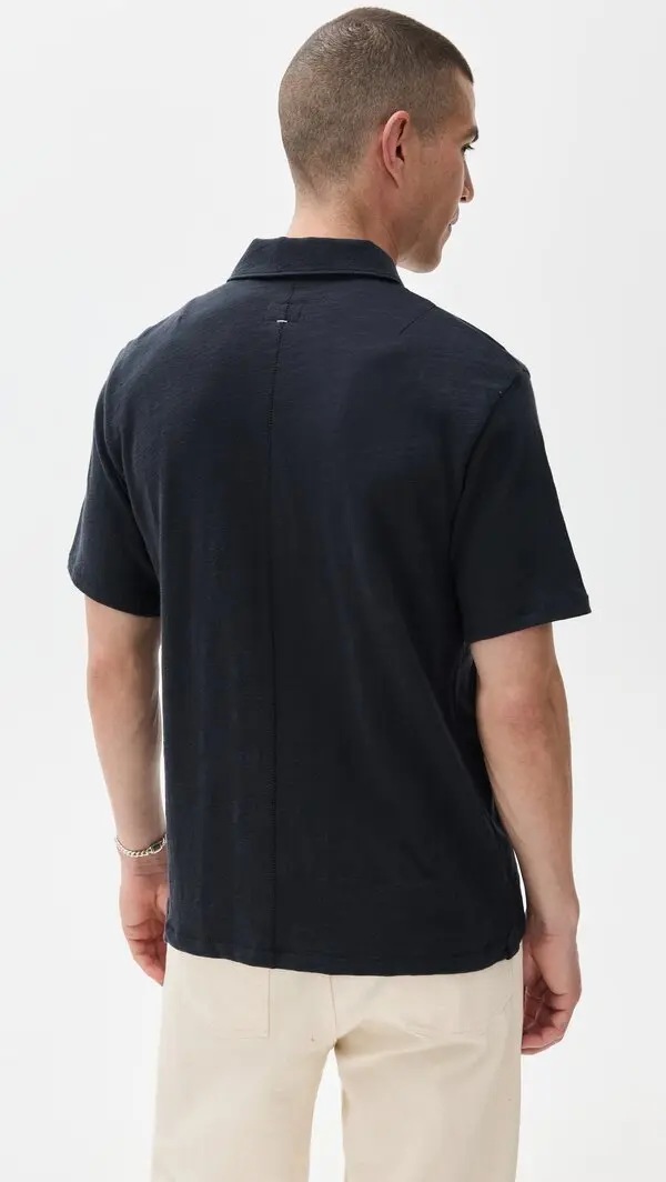 Rag & Bone Classic Flame Polo - Black