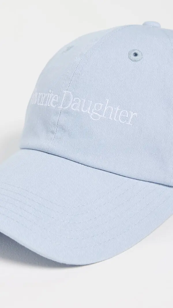 FAVORITE DAUGHTER Classic Logo Baseball Cap - Blue/white