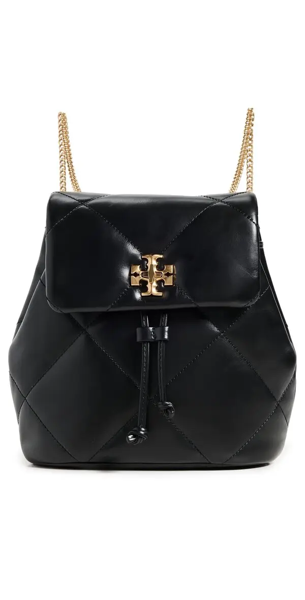 Tory Burch Kira Diamond Quilt Mini Backpack - Black