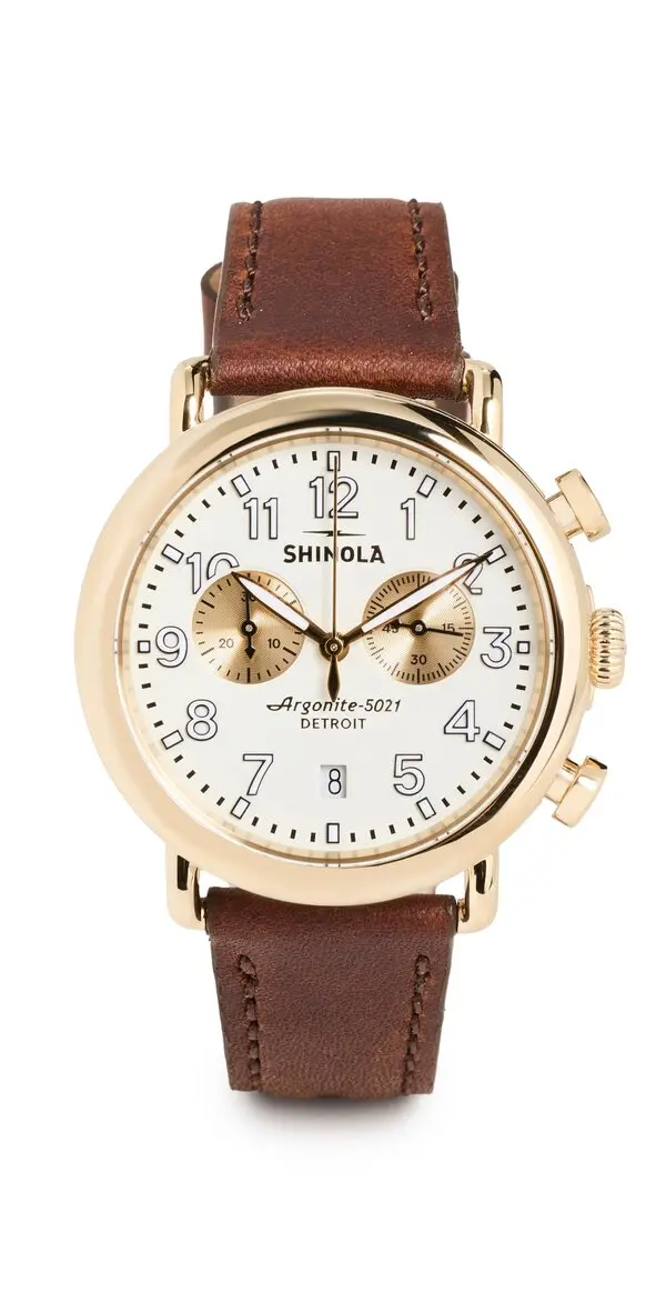 Shinola Runwell Chronograph Watch - Ivory