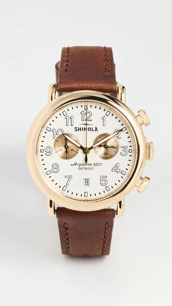 Shinola Runwell Chronograph Watch - Ivory