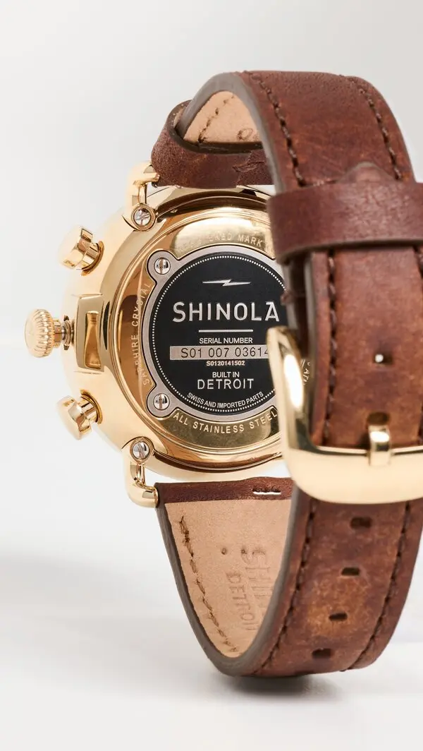 Shinola Runwell Chronograph Watch - Ivory