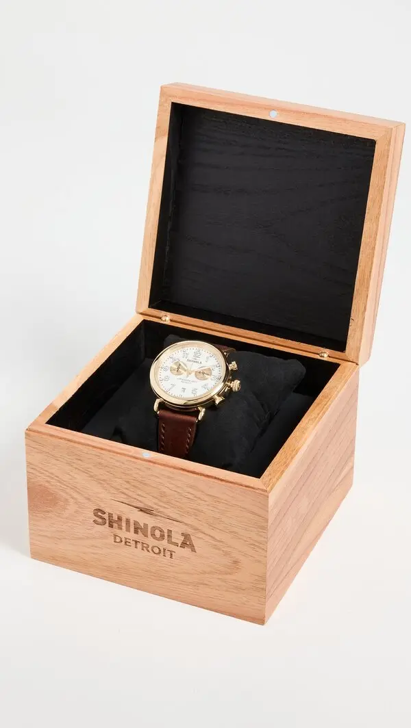 Shinola Runwell Chronograph Watch - Ivory
