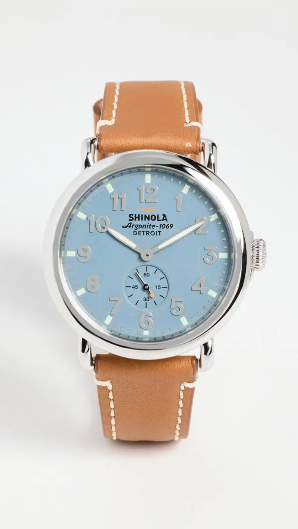 Shinola Runwell Watch - Grayblue