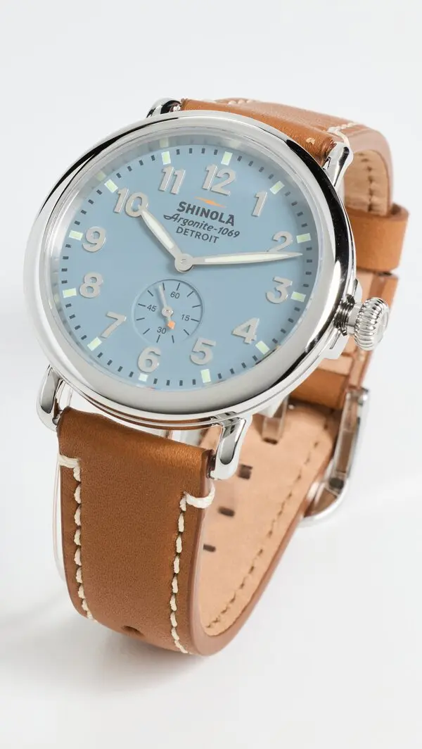 Shinola Runwell Watch - Grayblue