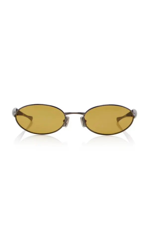 Bottega Veneta Sardine Metal Sunglasses - Green