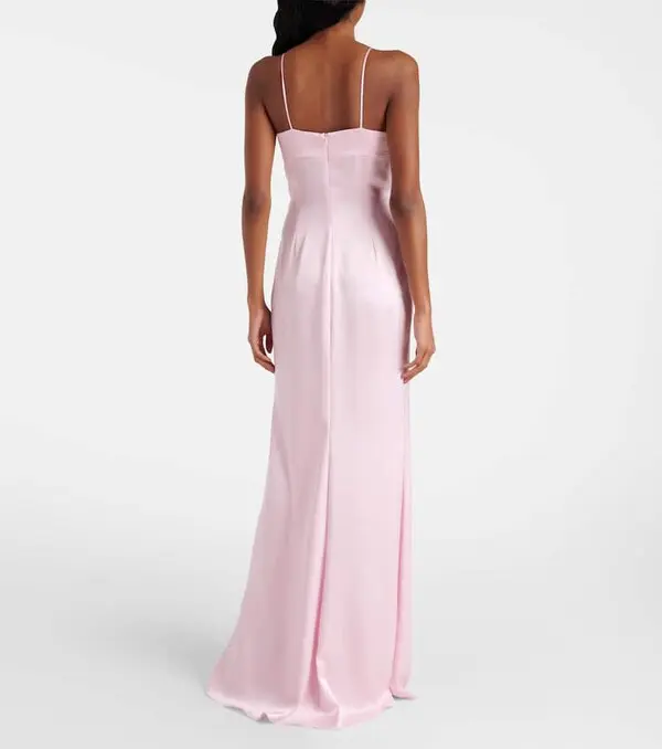 David Koma Sequined Satin Gown
