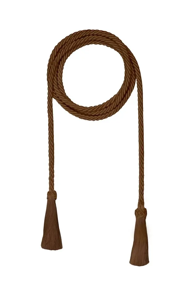 Le Sundial Tassel Waist Belt - Brown