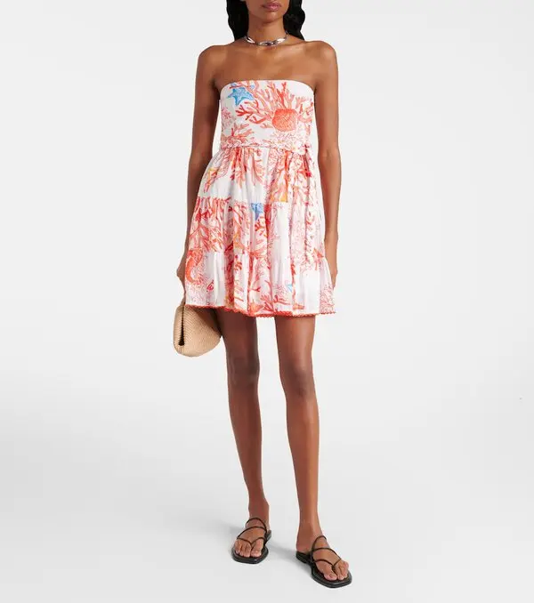 Poupette St Barth Christine Minidress - Multicoloured