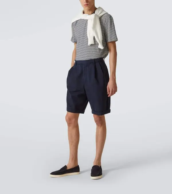 Brunello Cucinelli Cotton Gabardine Bermuda Shorts