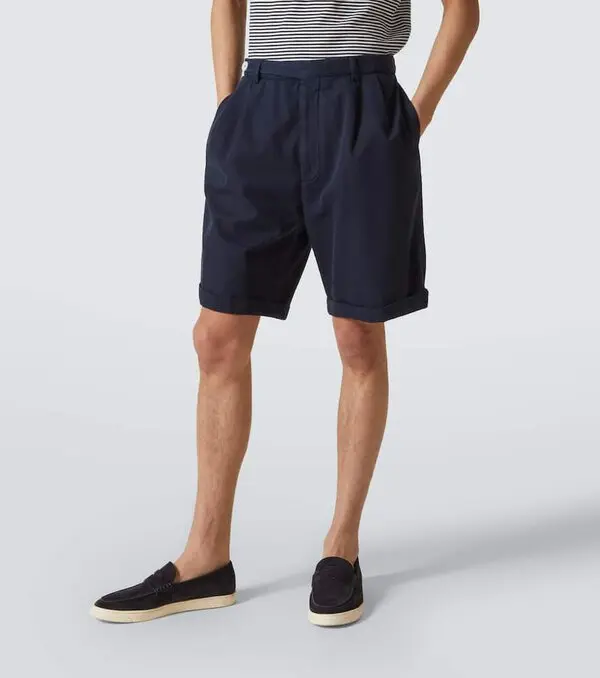 Brunello Cucinelli Cotton Gabardine Bermuda Shorts