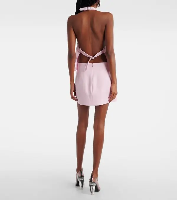 Wardrobe.NYC Open-back Wool Top - Pink