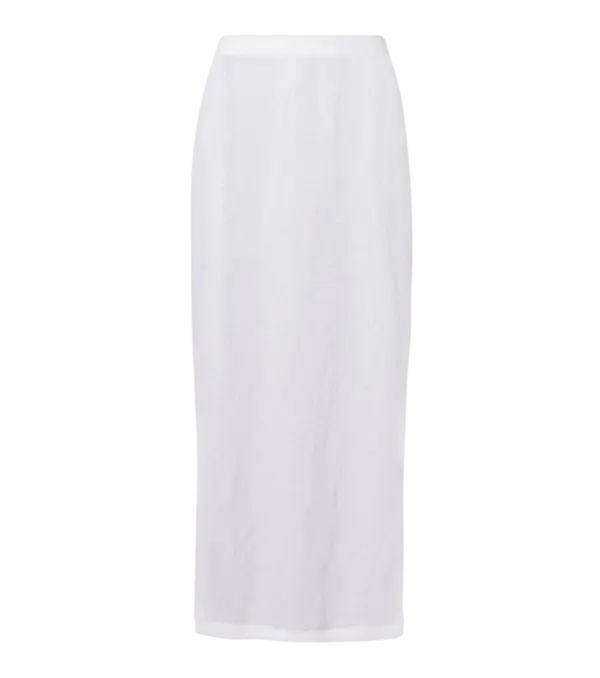 Wardrobe.NYC - Sheer Lace Midi Skirt