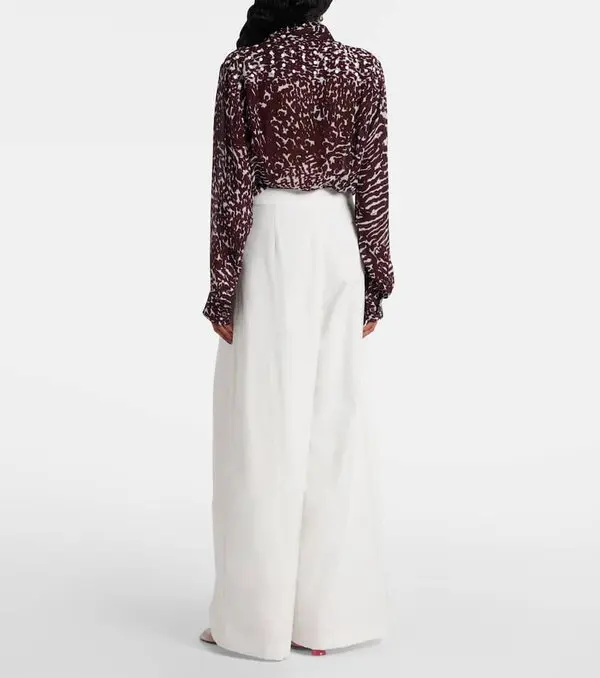 Dries Van Noten Pleated Wide-leg Pants